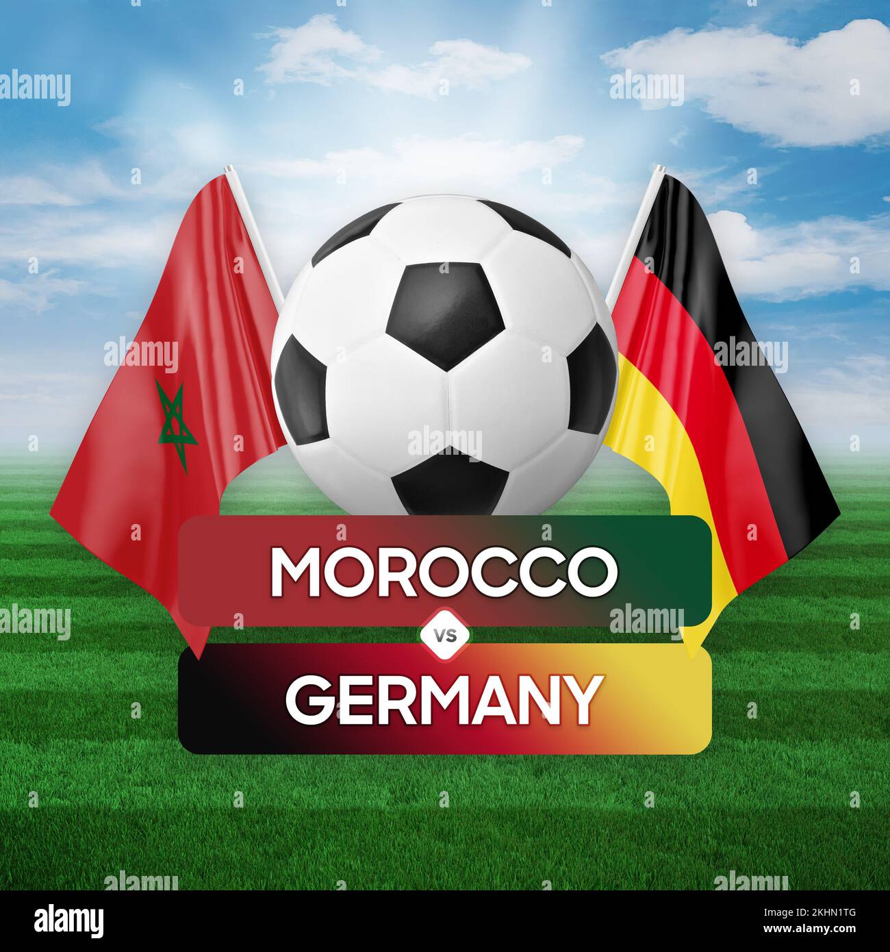 Football germany morocco hi-res stock photography and images - Alamy