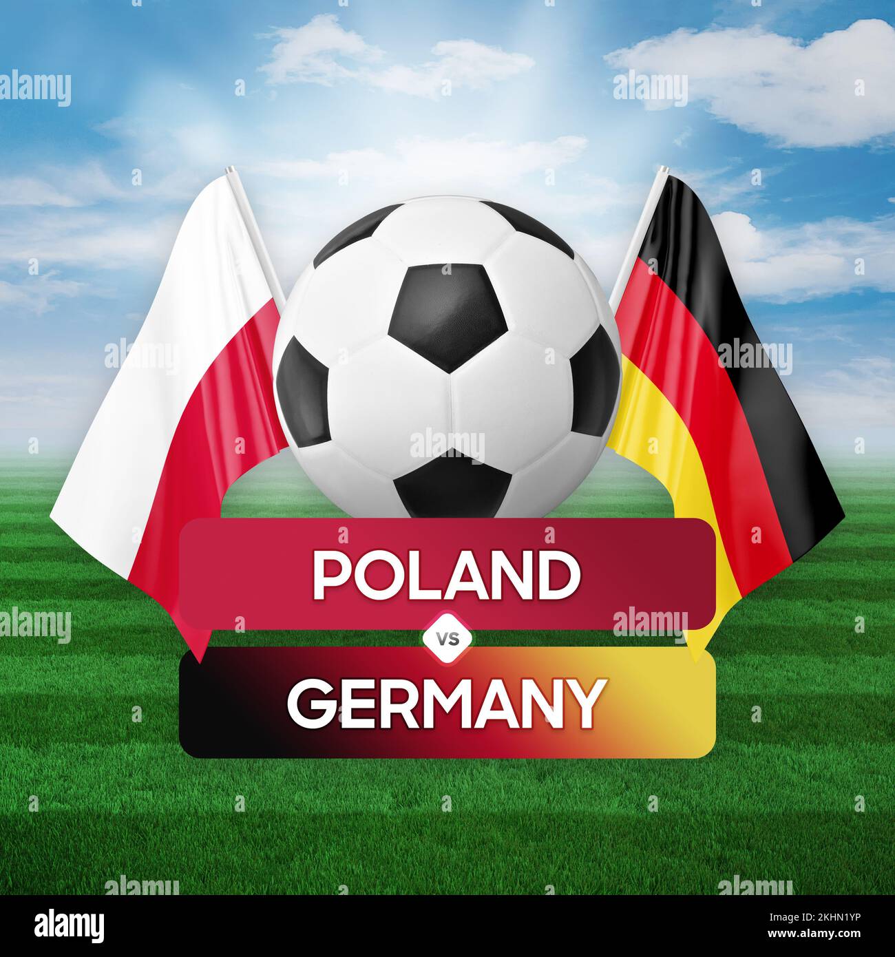 Poland vs Germany national teams soccer football match competition ...