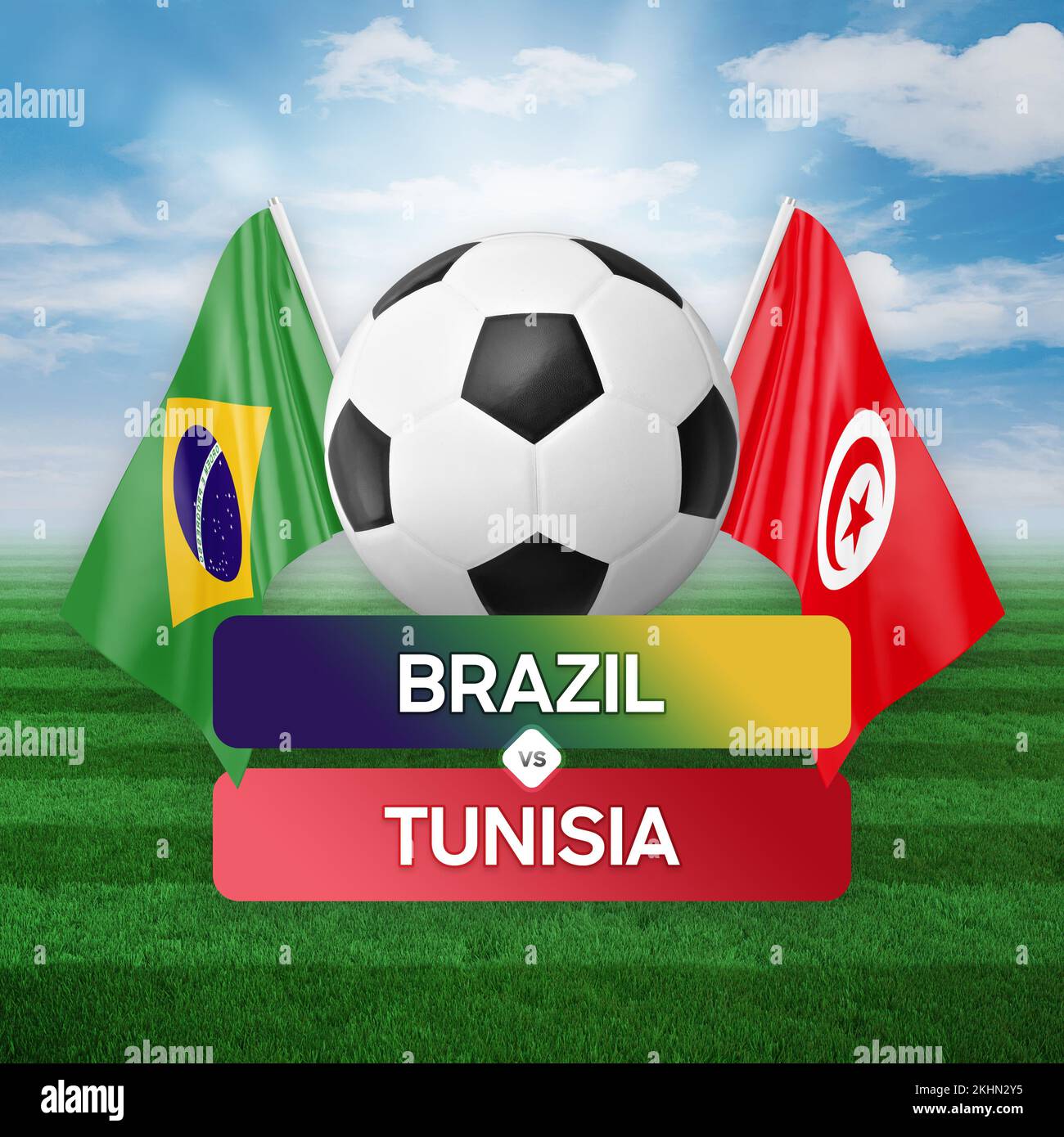 Brazil tunisia 2022 hi-res stock photography and images - Alamy