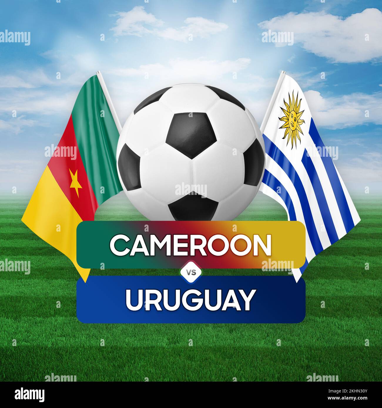 Cameroon vs Uruguay national teams soccer football match competition ...