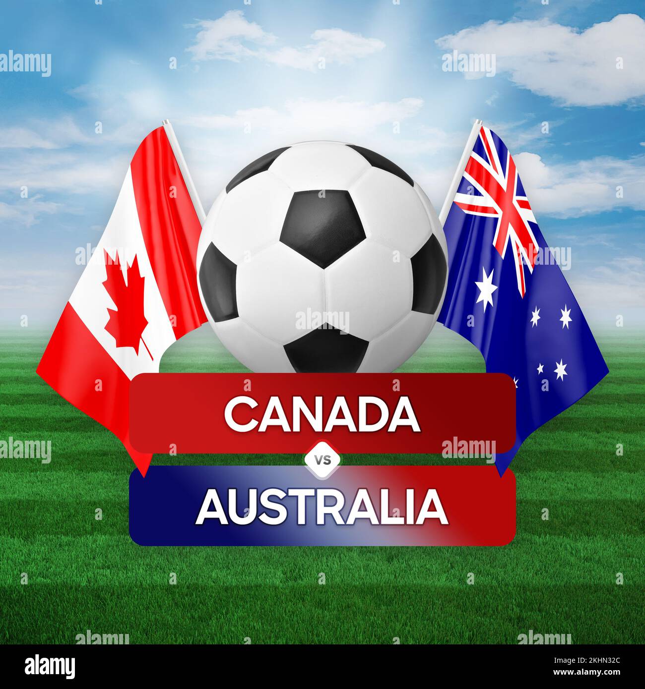 Australia canada flag hi-res stock photography and images - Alamy