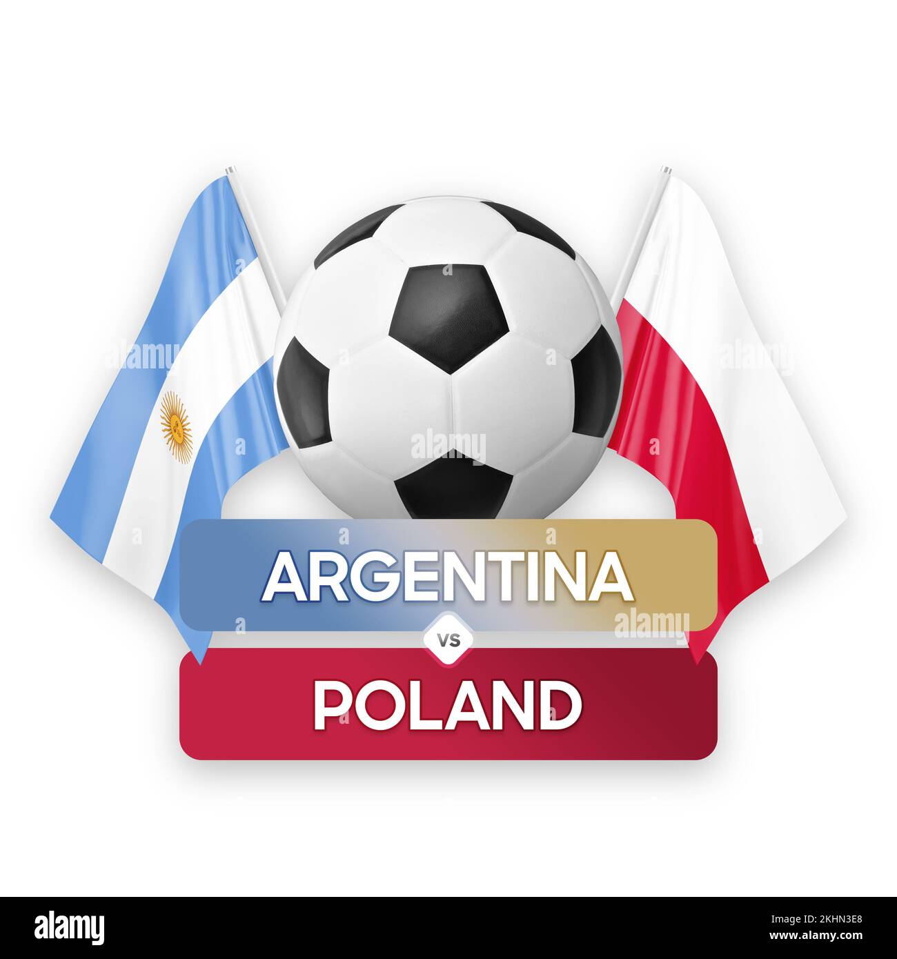 Poland vs argentina football match Cut Out Stock Images & Pictures - Alamy