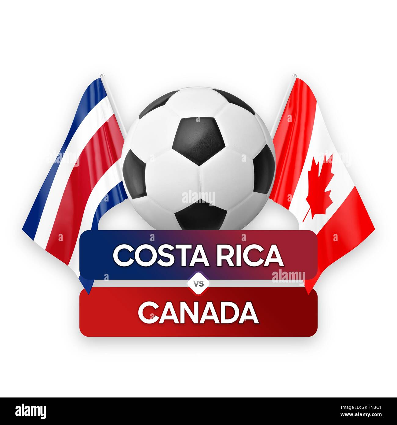 Costa Rica vs Canada national teams soccer football match competition ...