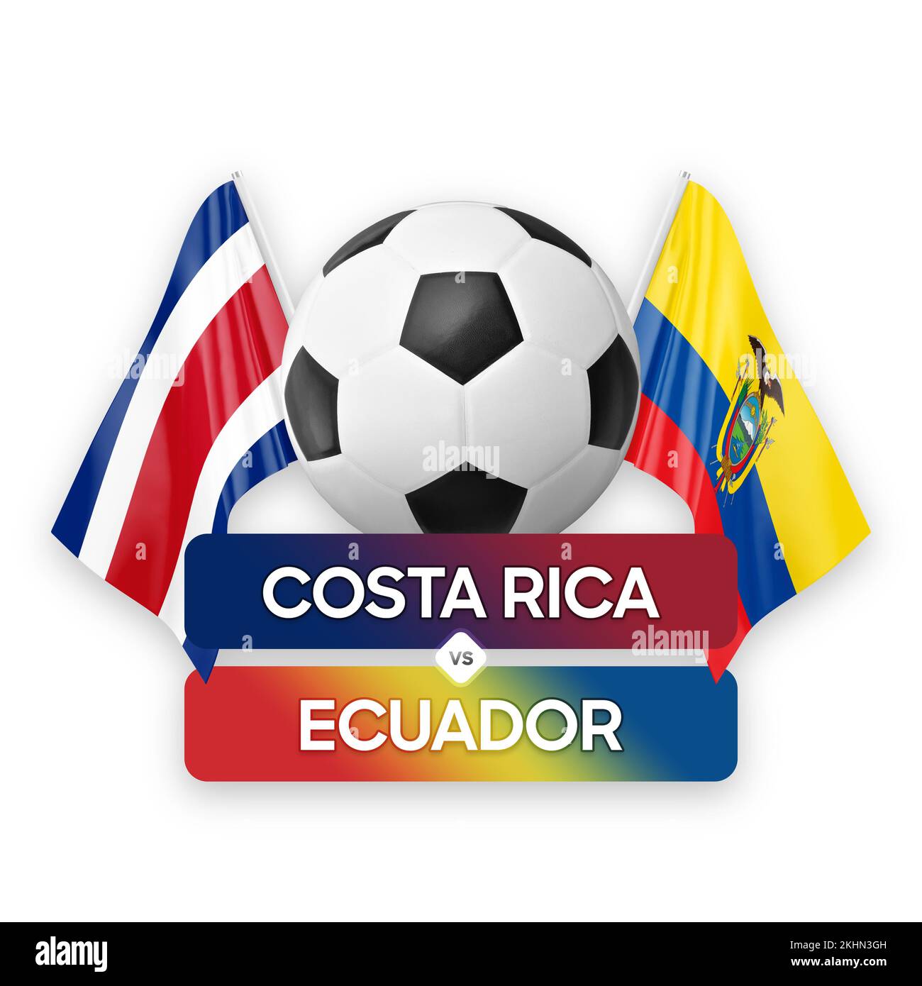 Costa Rica vs Ecuador national teams soccer football match competition ...