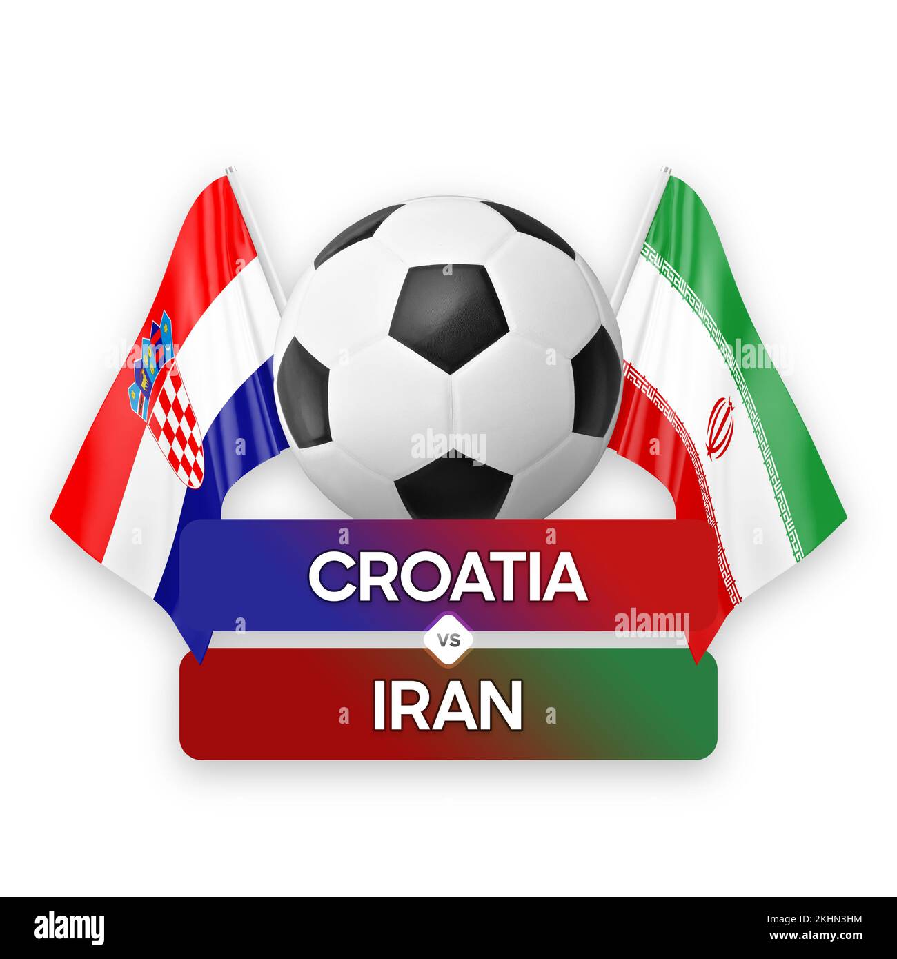 Croatia vs Iran national teams soccer football match competition ...