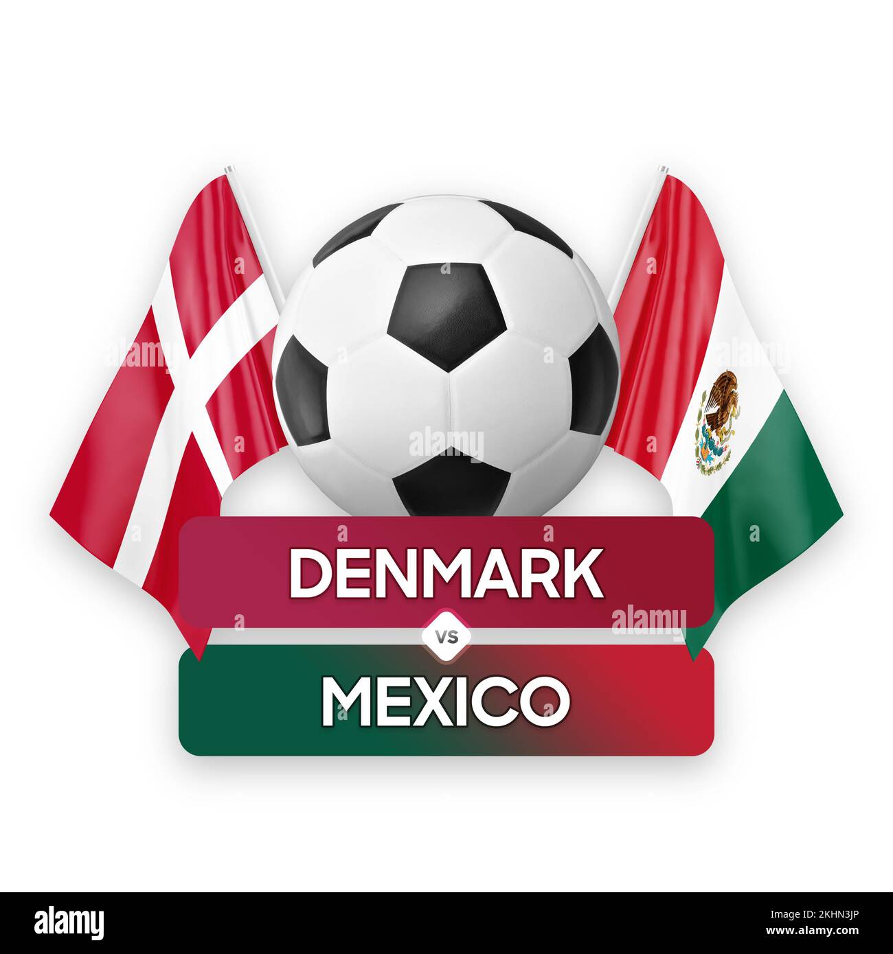 Mexico denmark soccer final Cut Out Stock Images & Pictures - Alamy