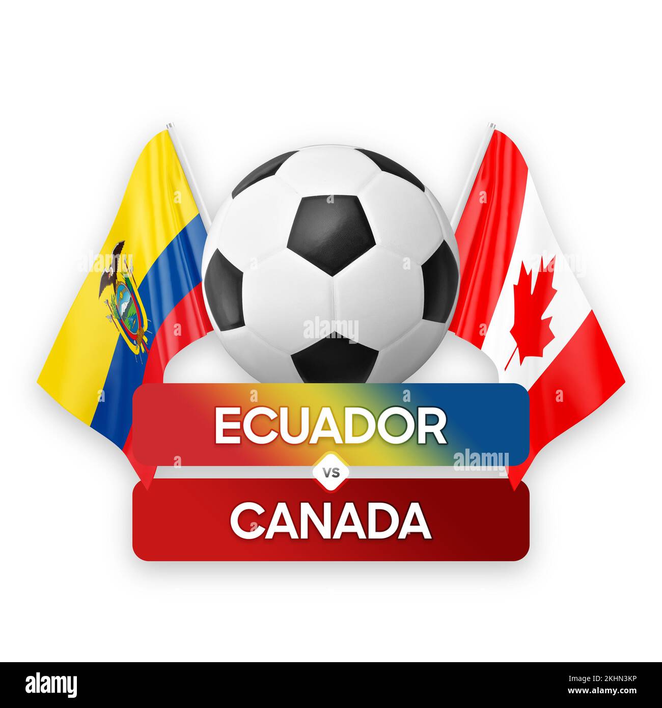 Ecuador vs Canada national teams soccer football match competition ...