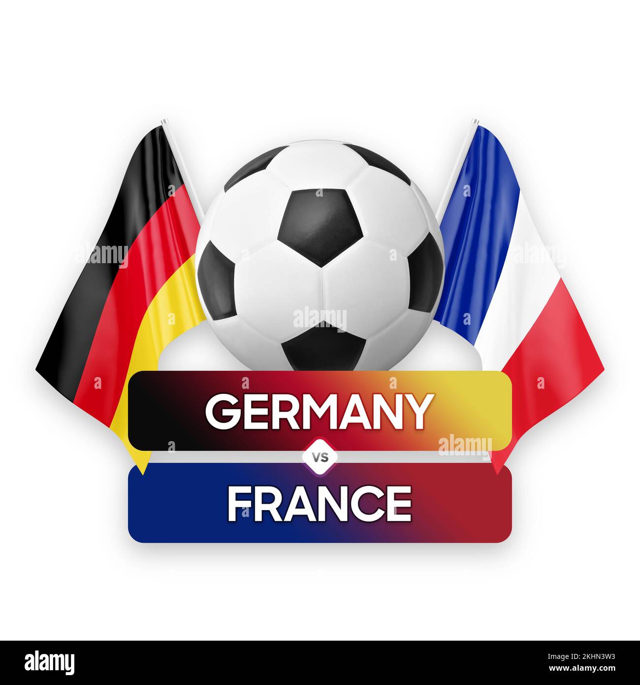 Germany vs France national teams soccer football match competition ...
