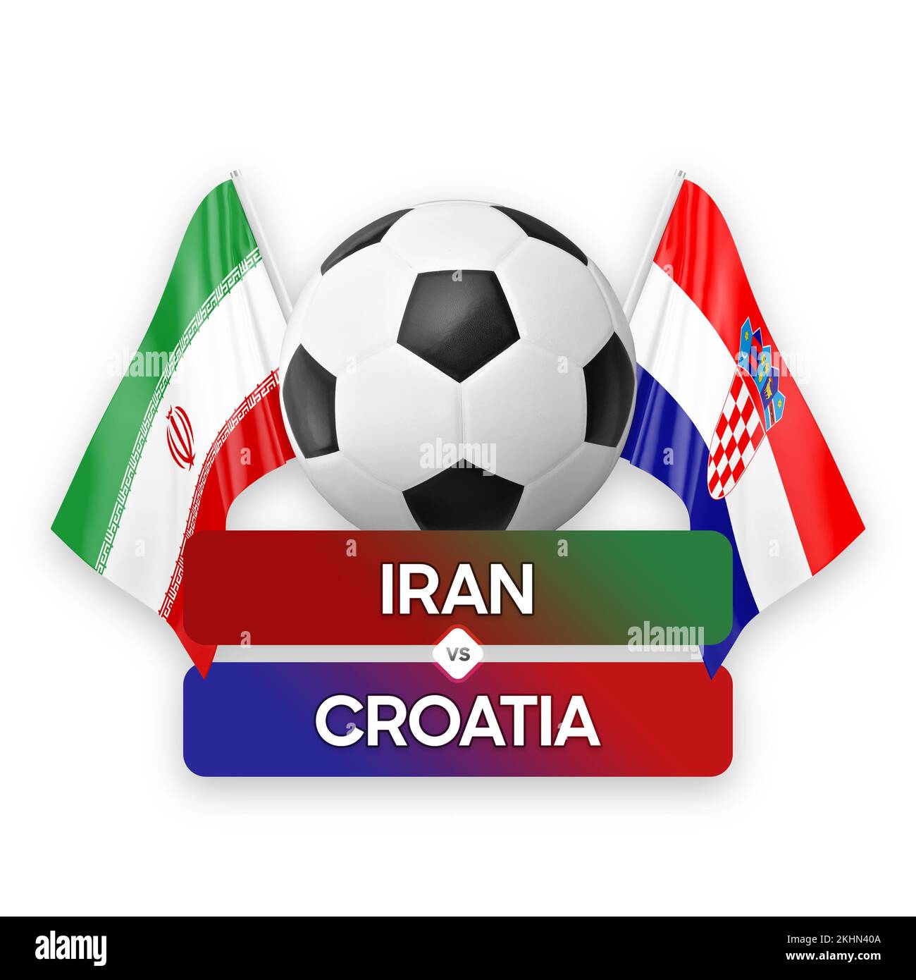 Iran vs Croatia national teams soccer football match competition ...