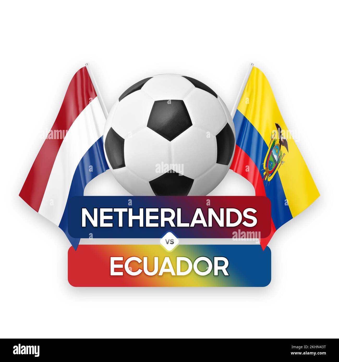 Netherlands vs Ecuador national teams soccer football match competition ...