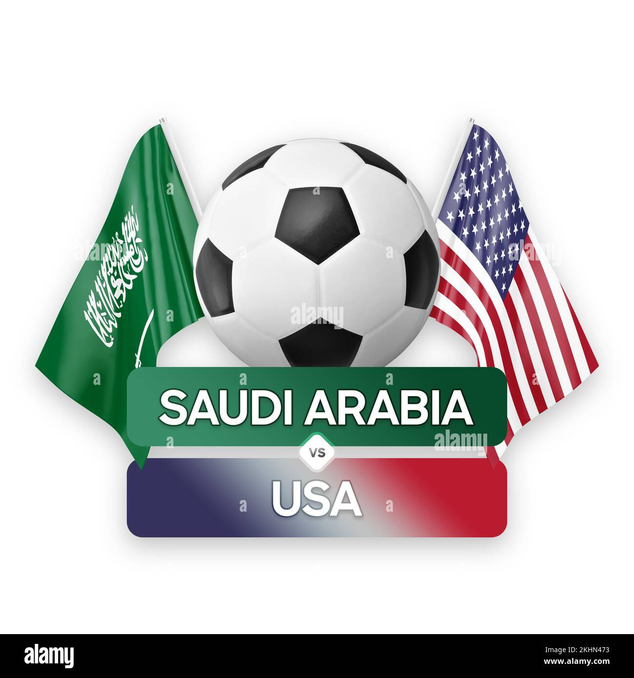 Saudi Arabia vs USA national teams soccer football match competition ...