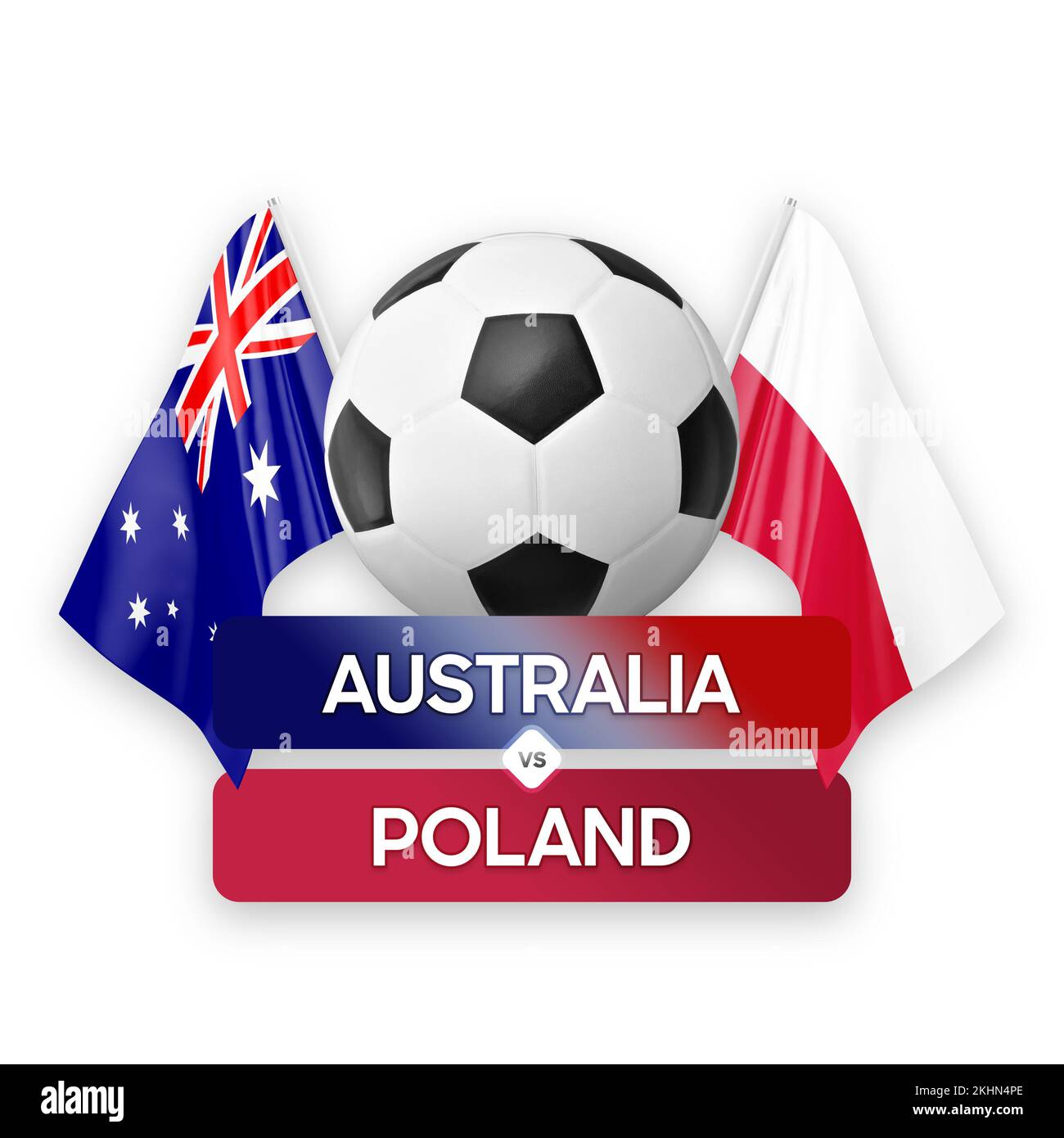 Australia vs Poland national teams soccer football match competition ...