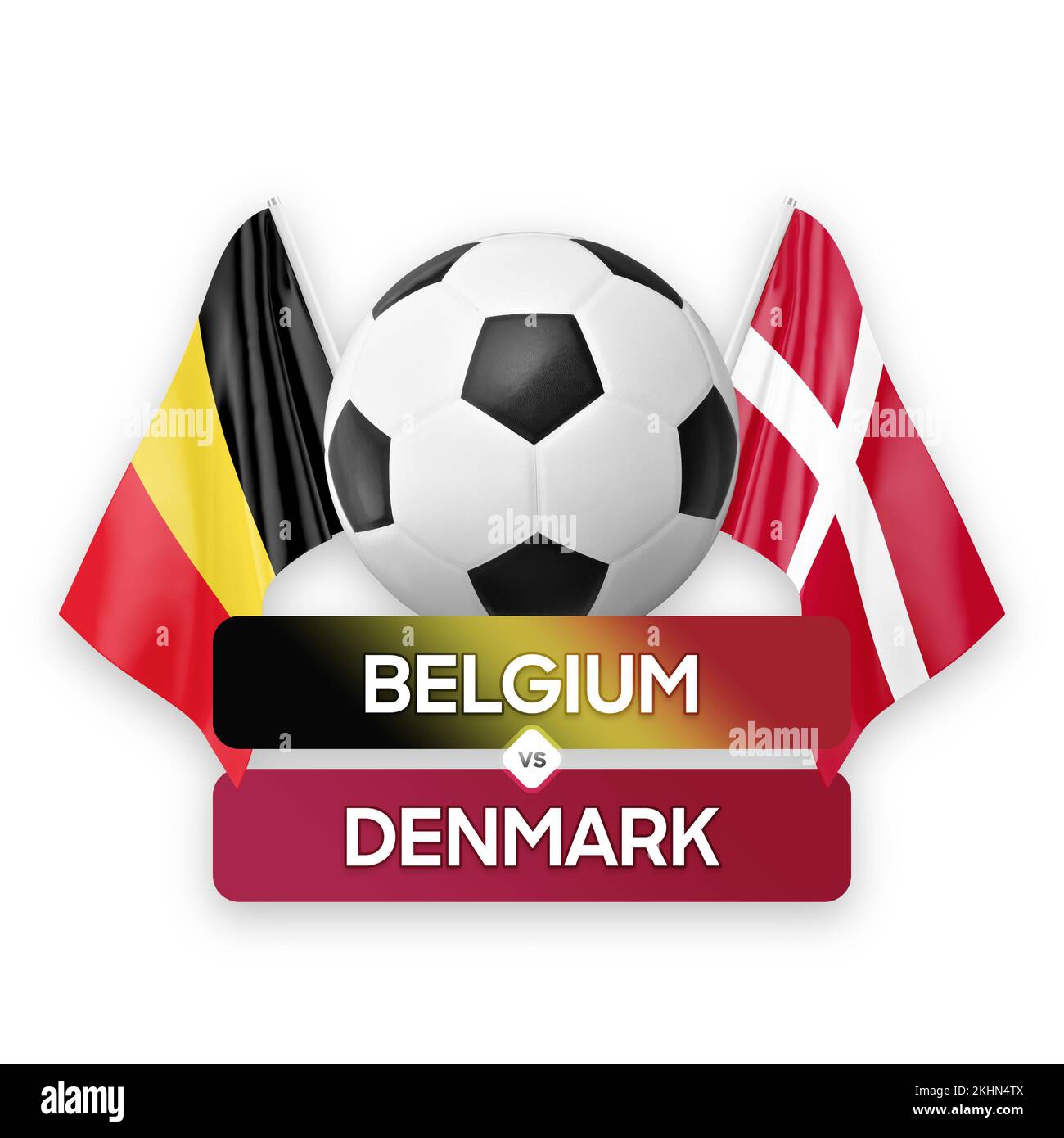 Belgium vs Denmark national teams soccer football match competition ...