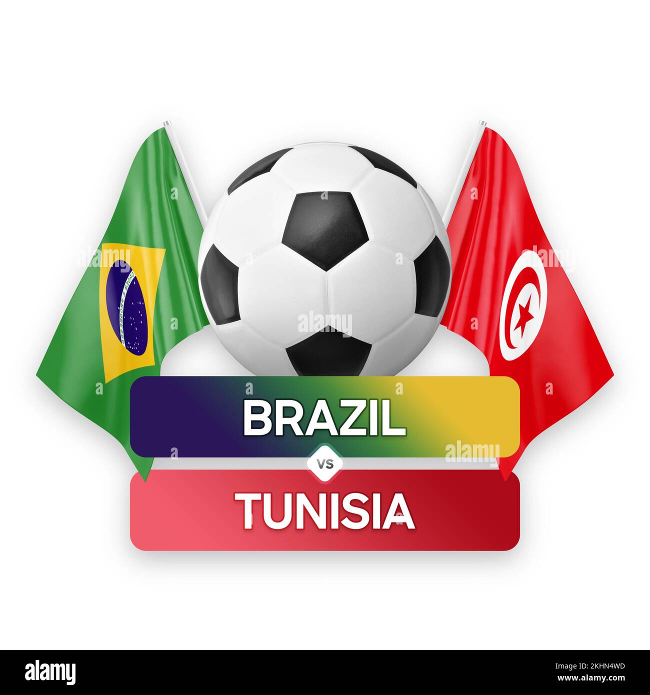Brazil vs Tunisia national teams soccer football match competition ...