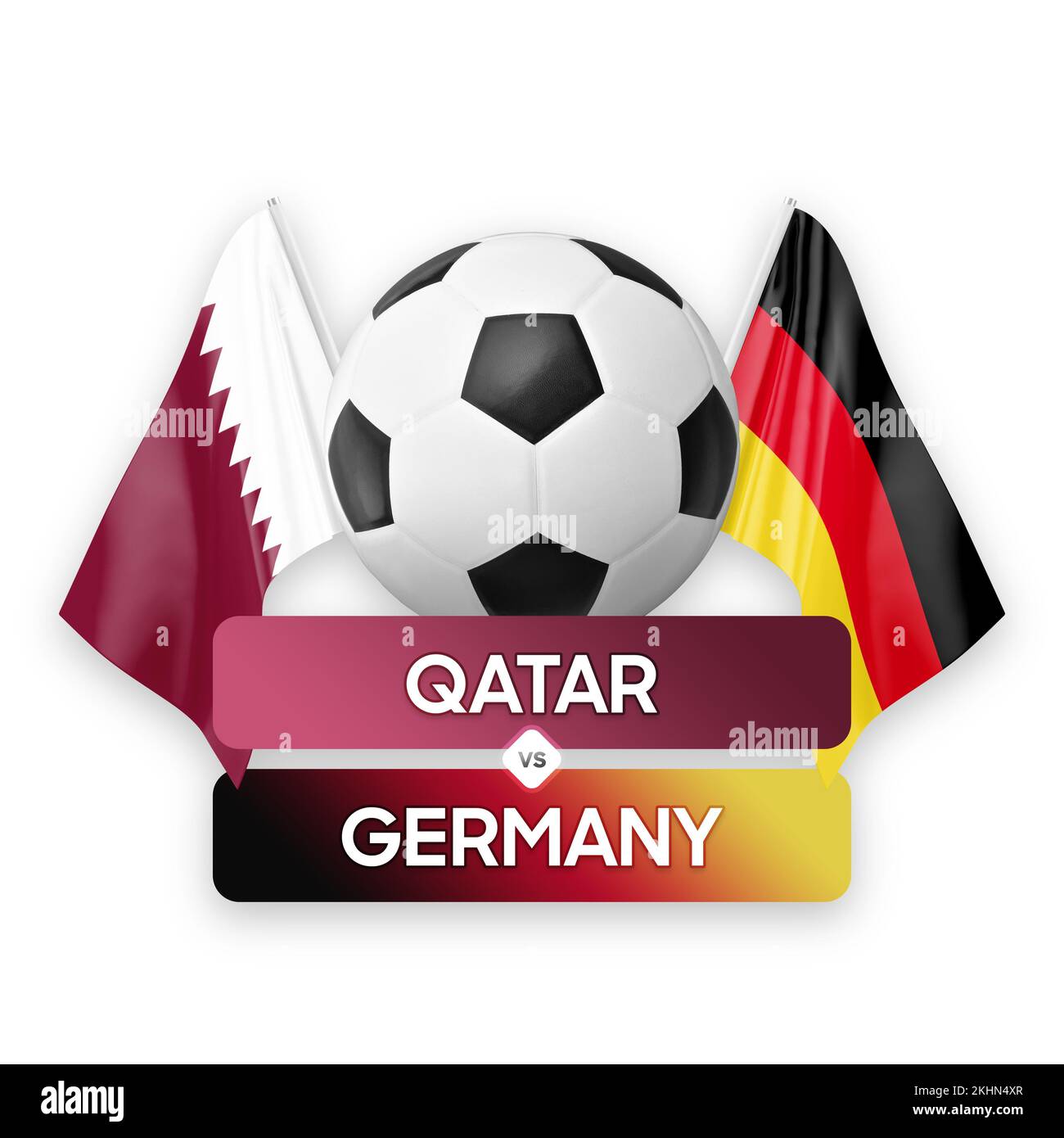 Qatar vs Germany national teams soccer football match competition ...