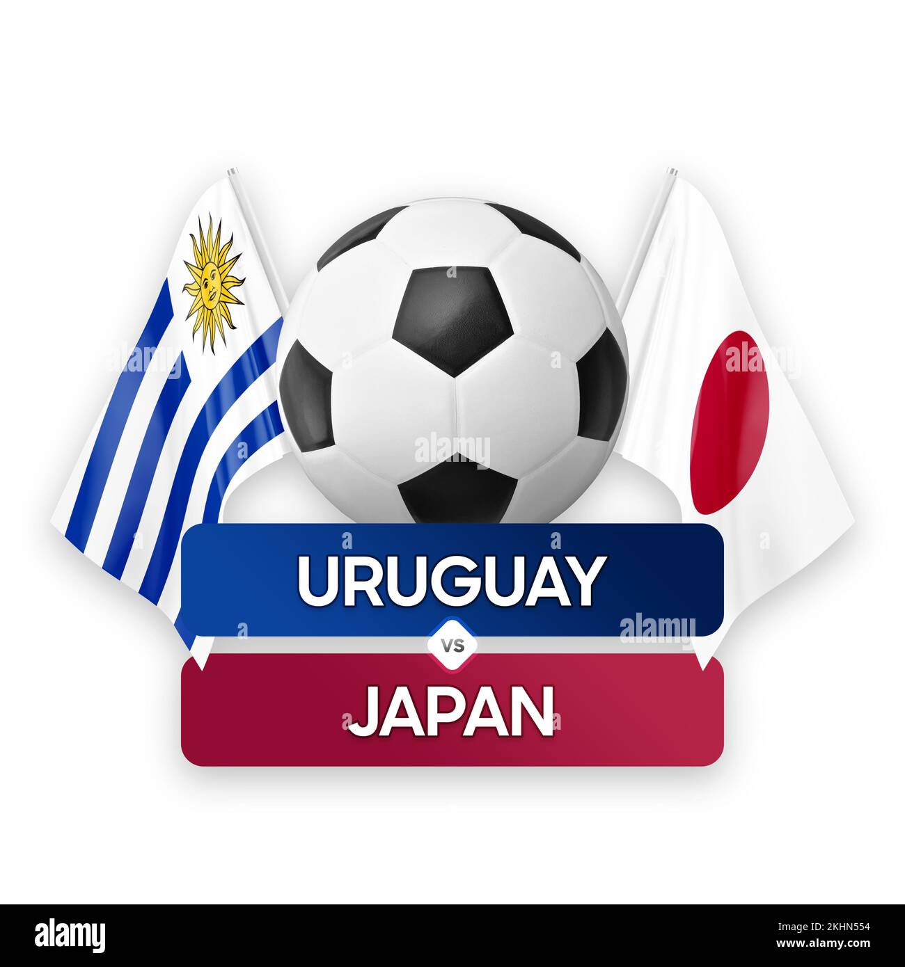 Uruguay vs Japan national teams soccer football match competition ...