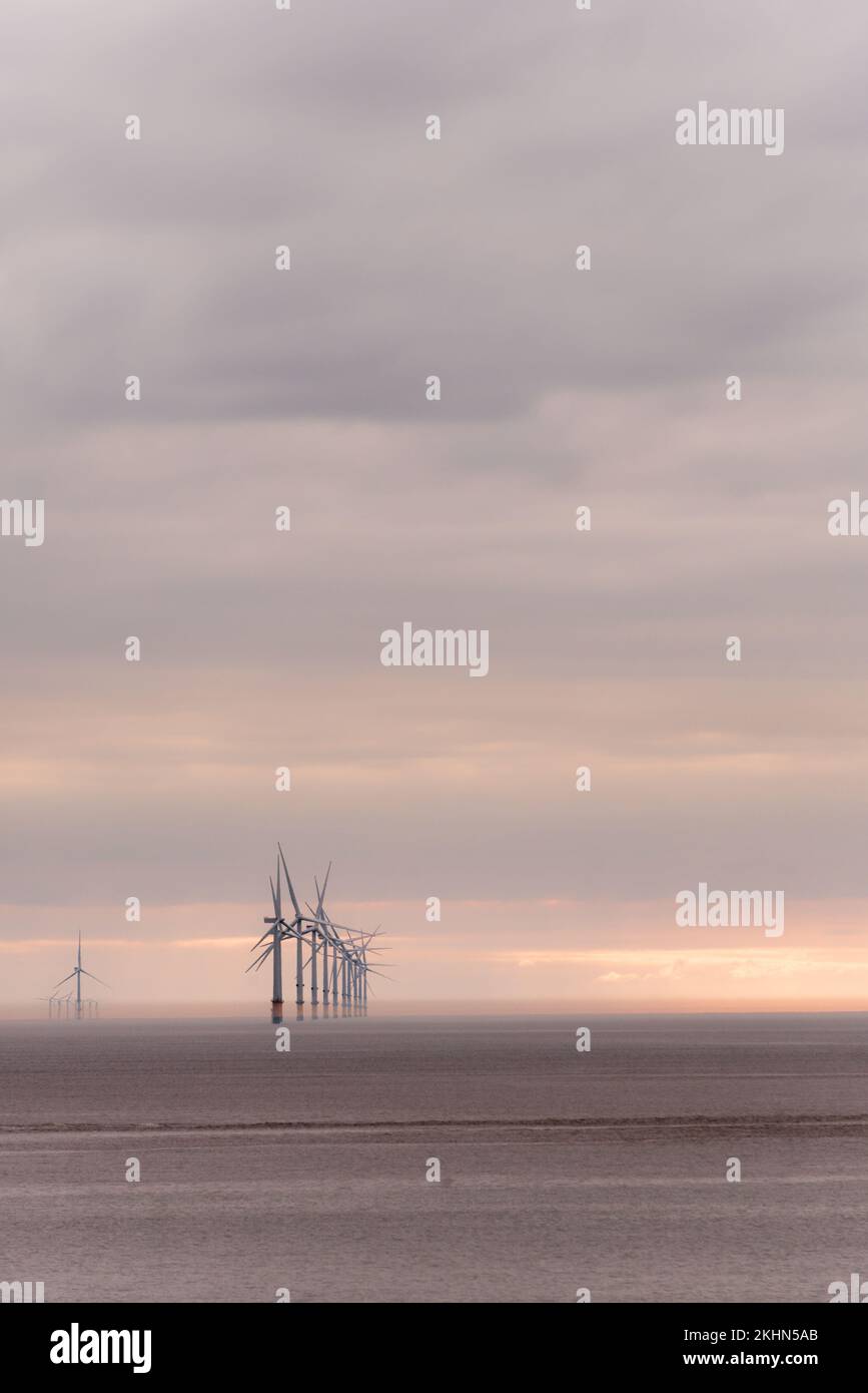 Welsh coast wind farm hi-res stock photography and images - Alamy