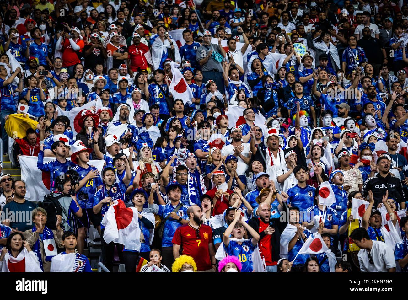 Japanese fans during fifa world hi-res stock photography and images - Alamy