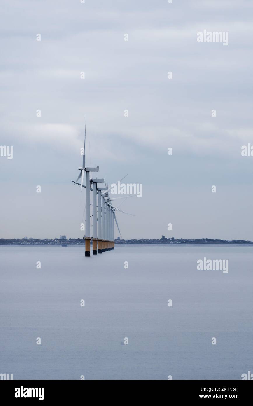 Welsh coast wind farm hi-res stock photography and images - Alamy
