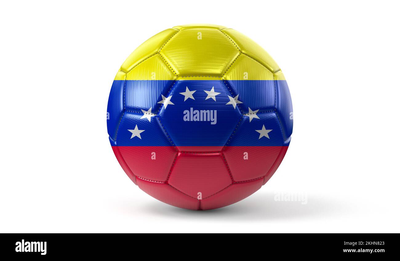 Venezuela flag soccer ball background Cut Out Stock Images & Pictures ...