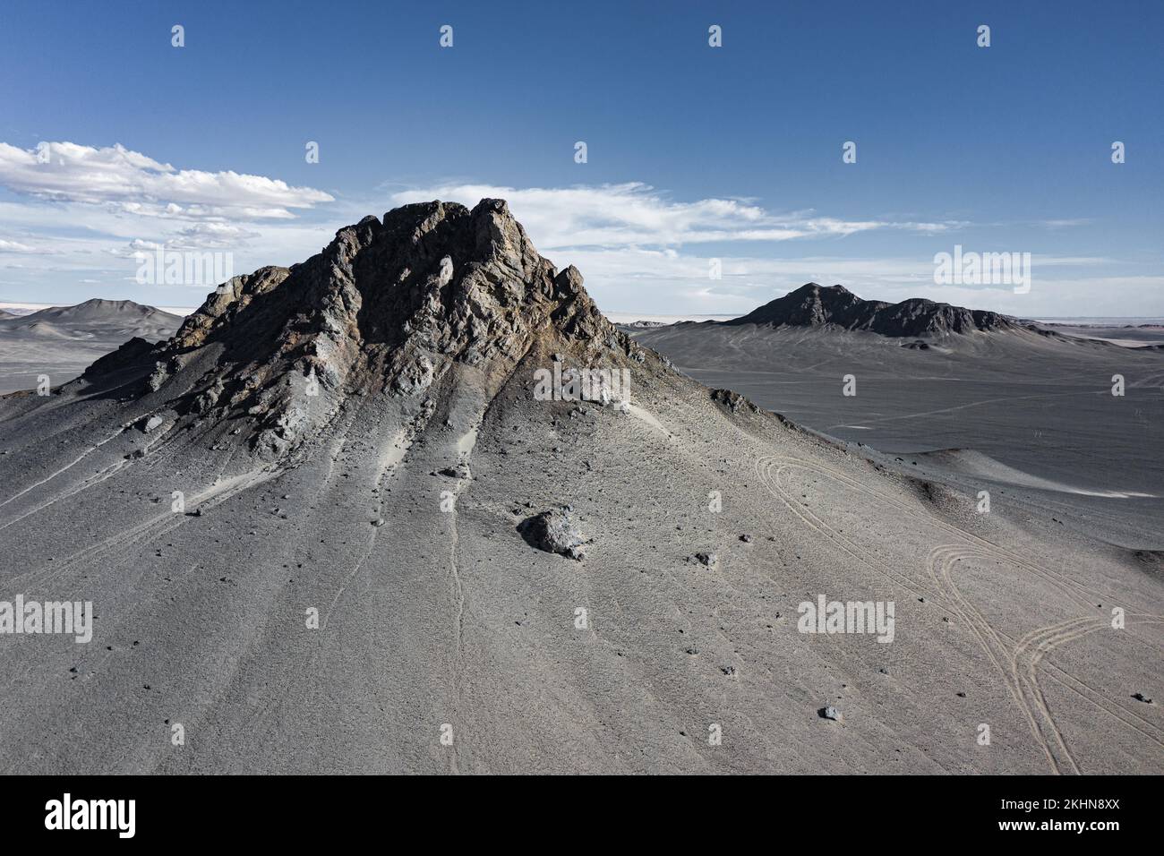 Aerial photos show the most moon-like place on earth—Heidu Mountain in ...