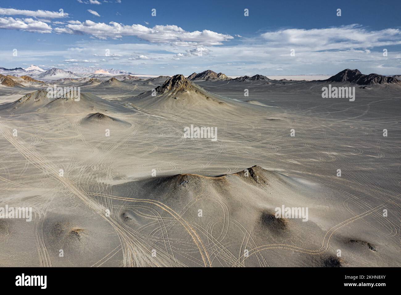 Aerial photos show the most moon-like place on earth—Heidu Mountain in Lenghu Town, northwest ...