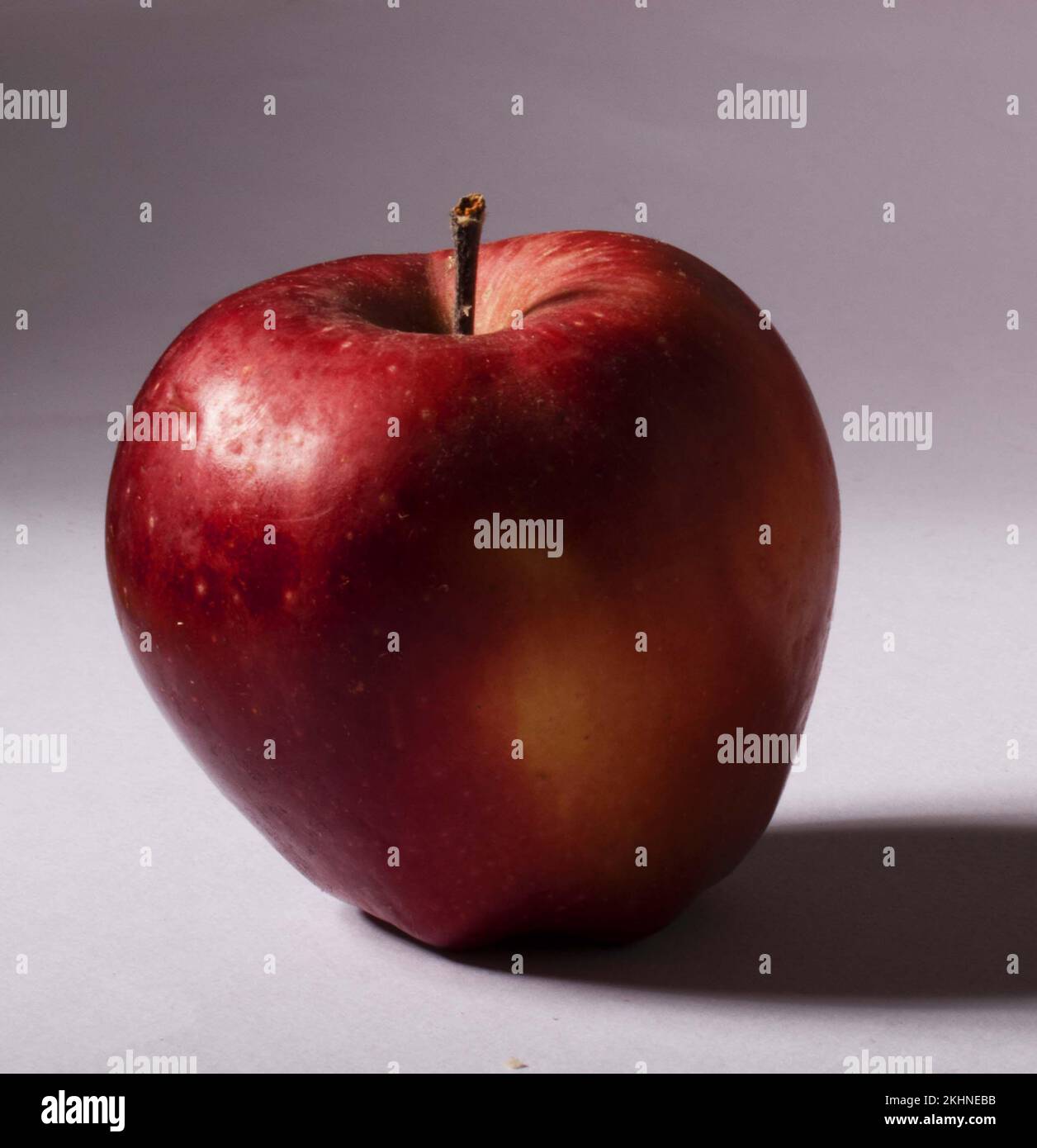 A closeup of a juicy red apple against the white background Stock Photo ...