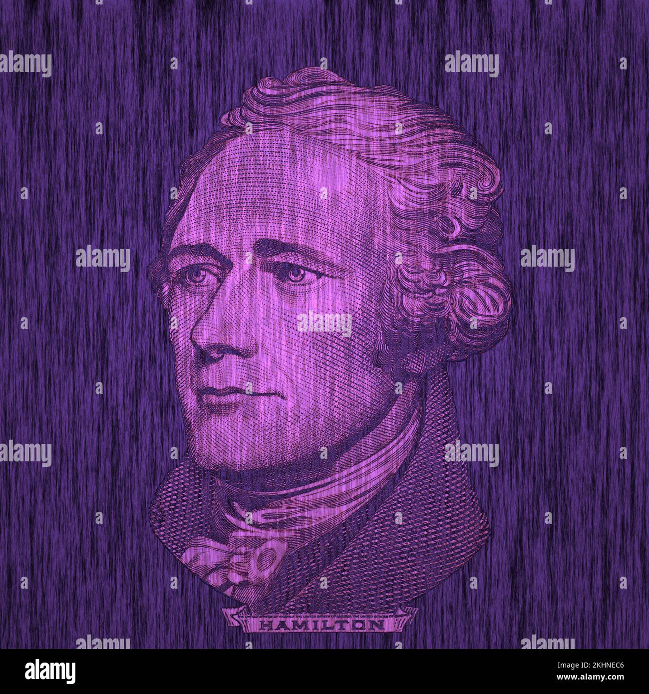 Portrait of U.S. president Alexander Hamilton Stock Photo - Alamy