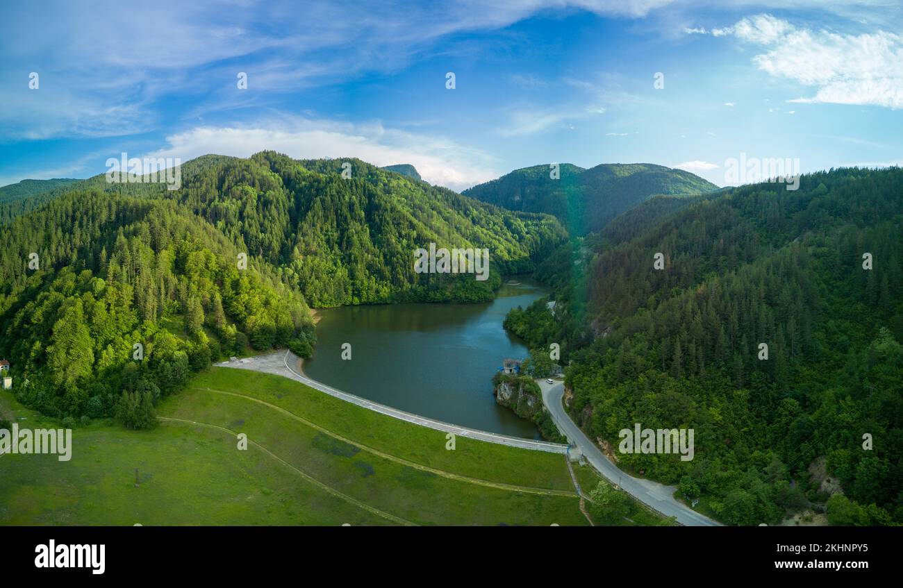 Mountain path areal view hi-res stock photography and images - Alamy
