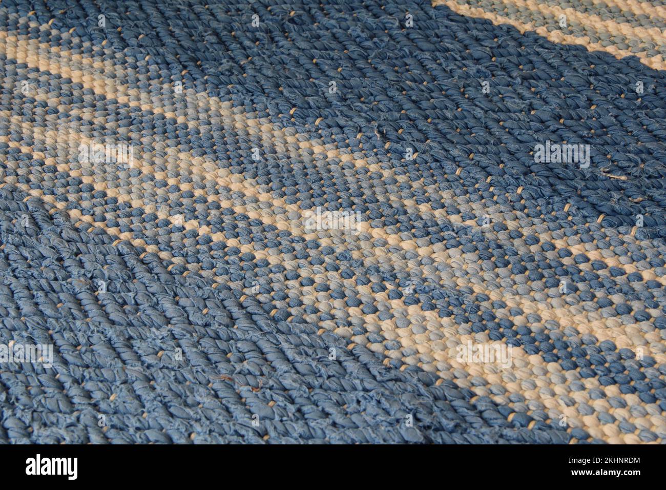 Diamond pattern in shades of blue hi-res stock photography and images ...