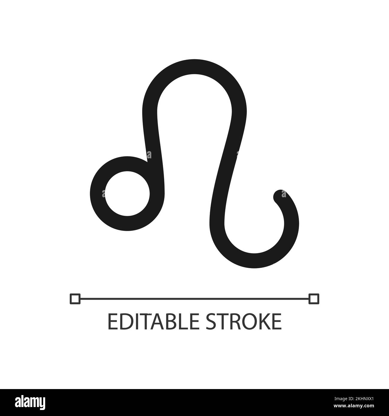 Constellation leo lion outline Black and White Stock Photos & Images ...