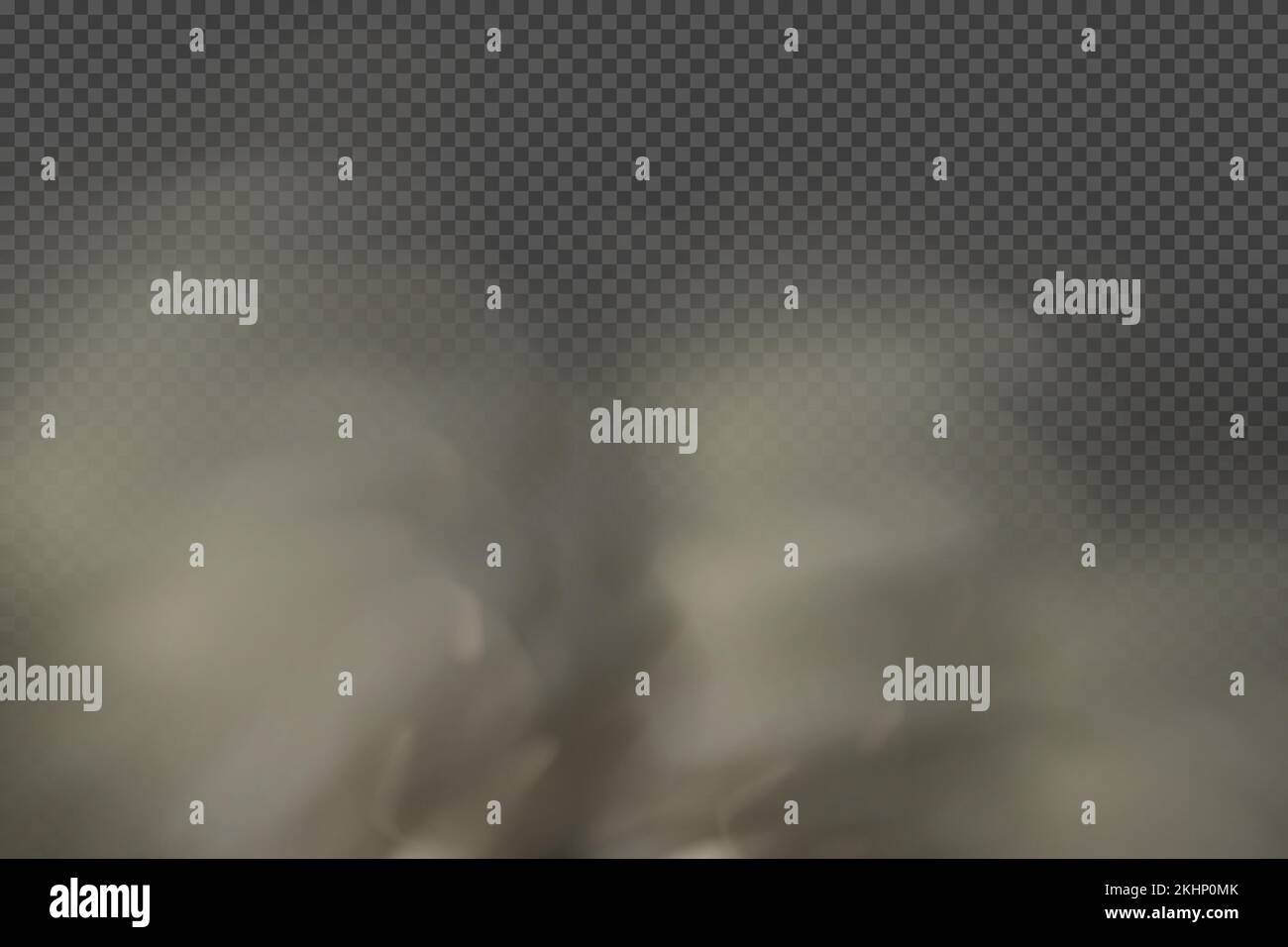 Realistic vector isolated on transparent background. Dust cloud with ...