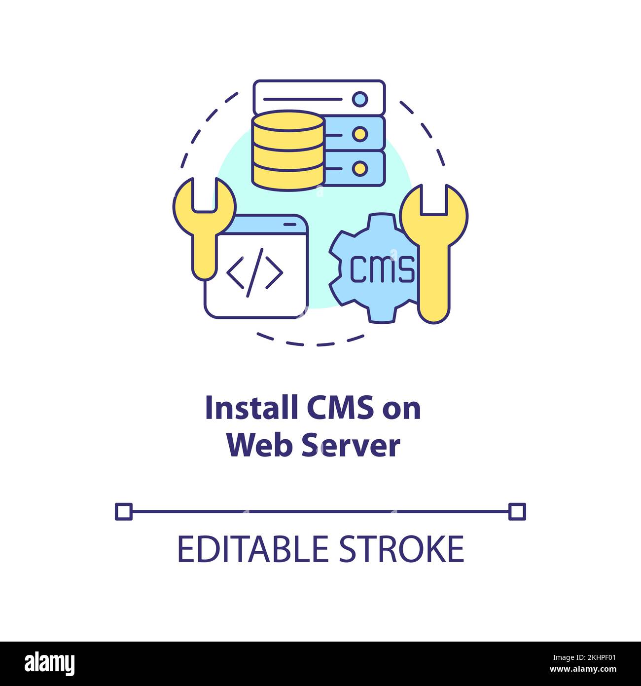 Install image Stock Vector Images - Alamy
