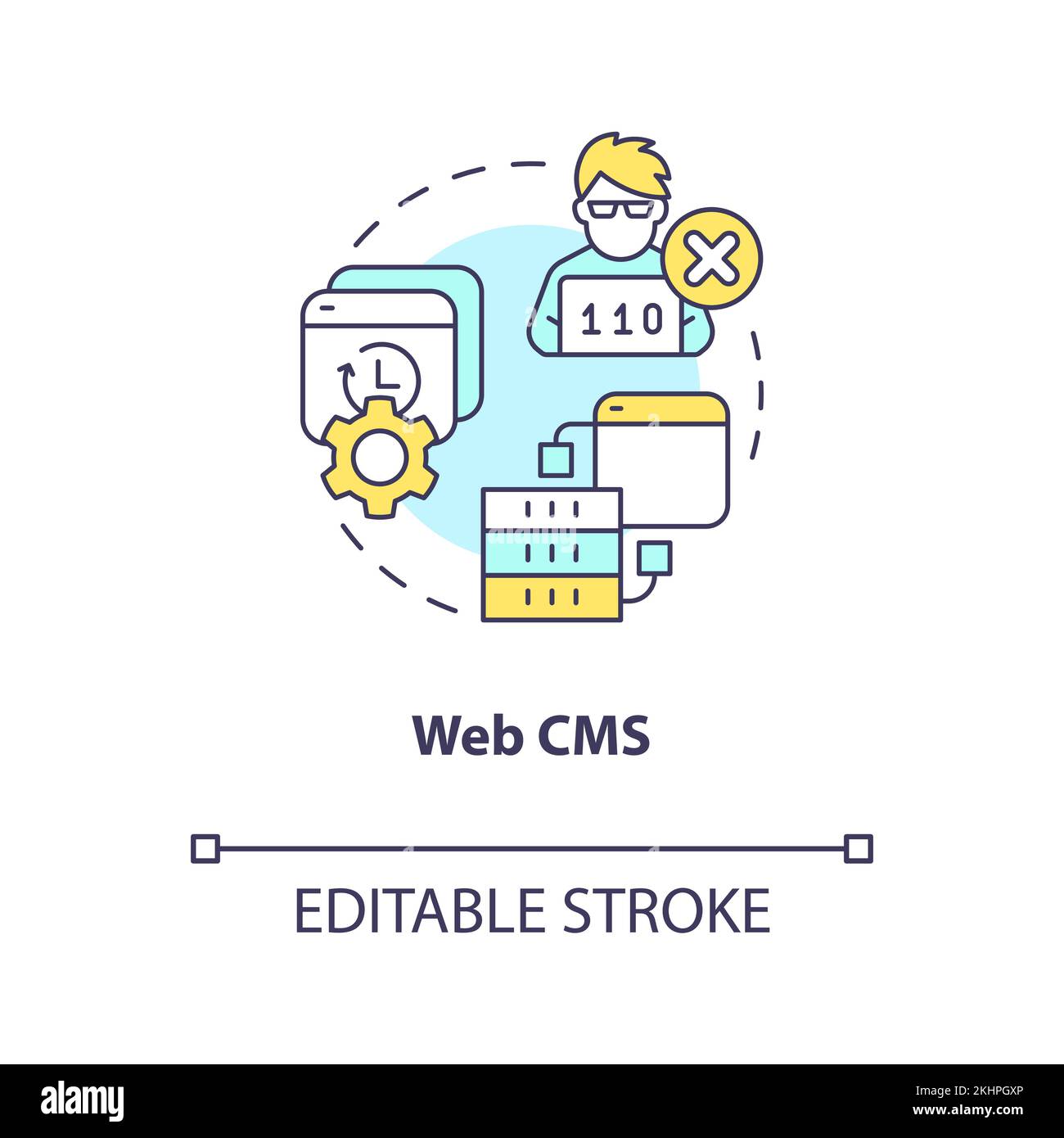 Web content management system concept icon Stock Vector Image & Art - Alamy Web content management system concept icon Stock Vector Image & Art - Alamy