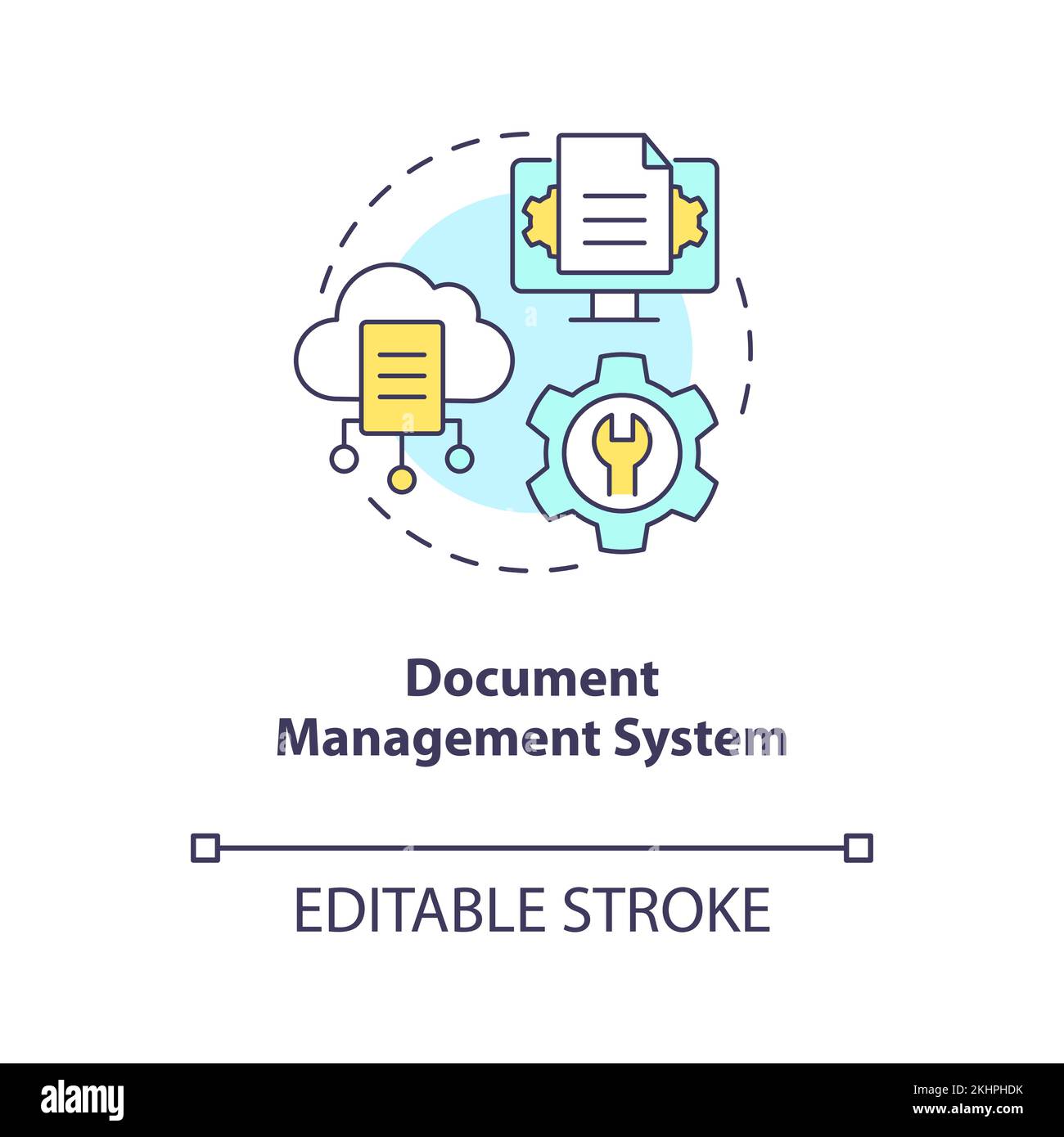 Document management system concept icon Stock Vector Image & Art - Alamy Document management system concept icon Stock Vector Image & Art - Alamy