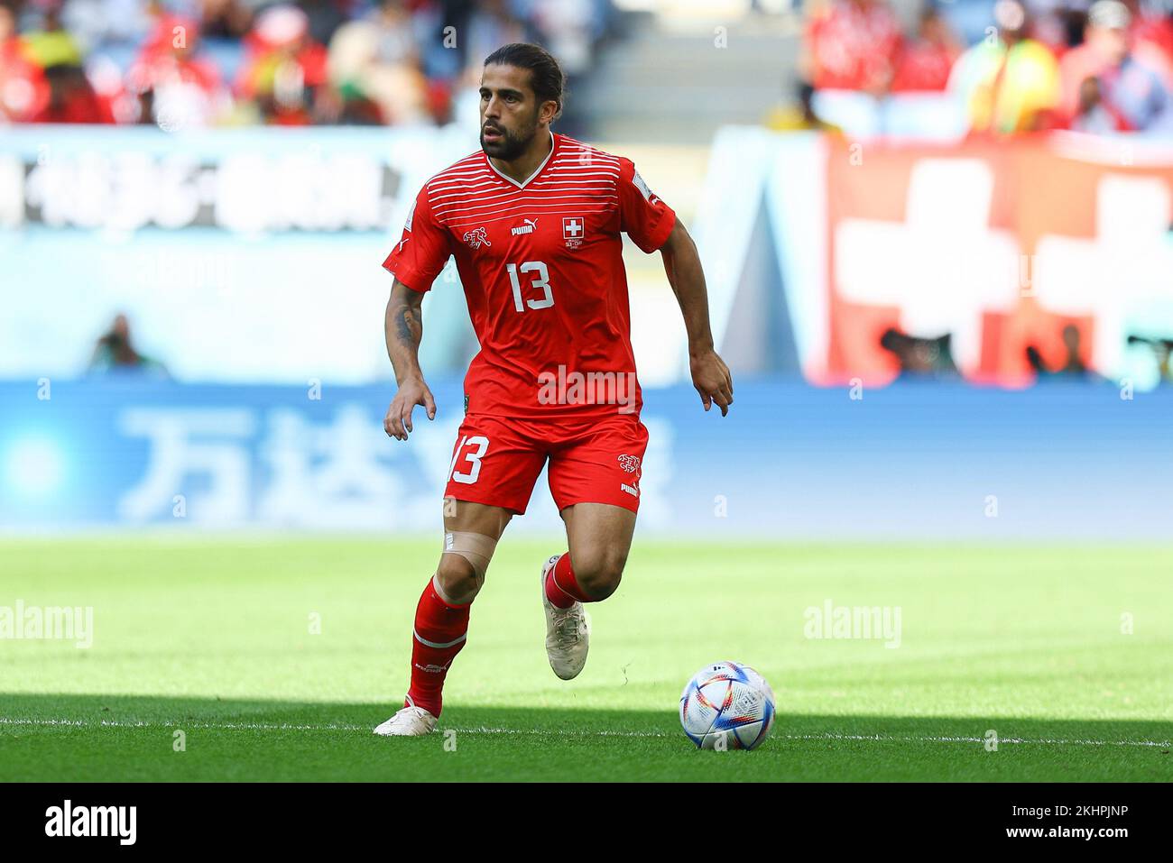 Ricardo Rodriguez during the FIFA World Cup Qatar 2022 Group G match ...