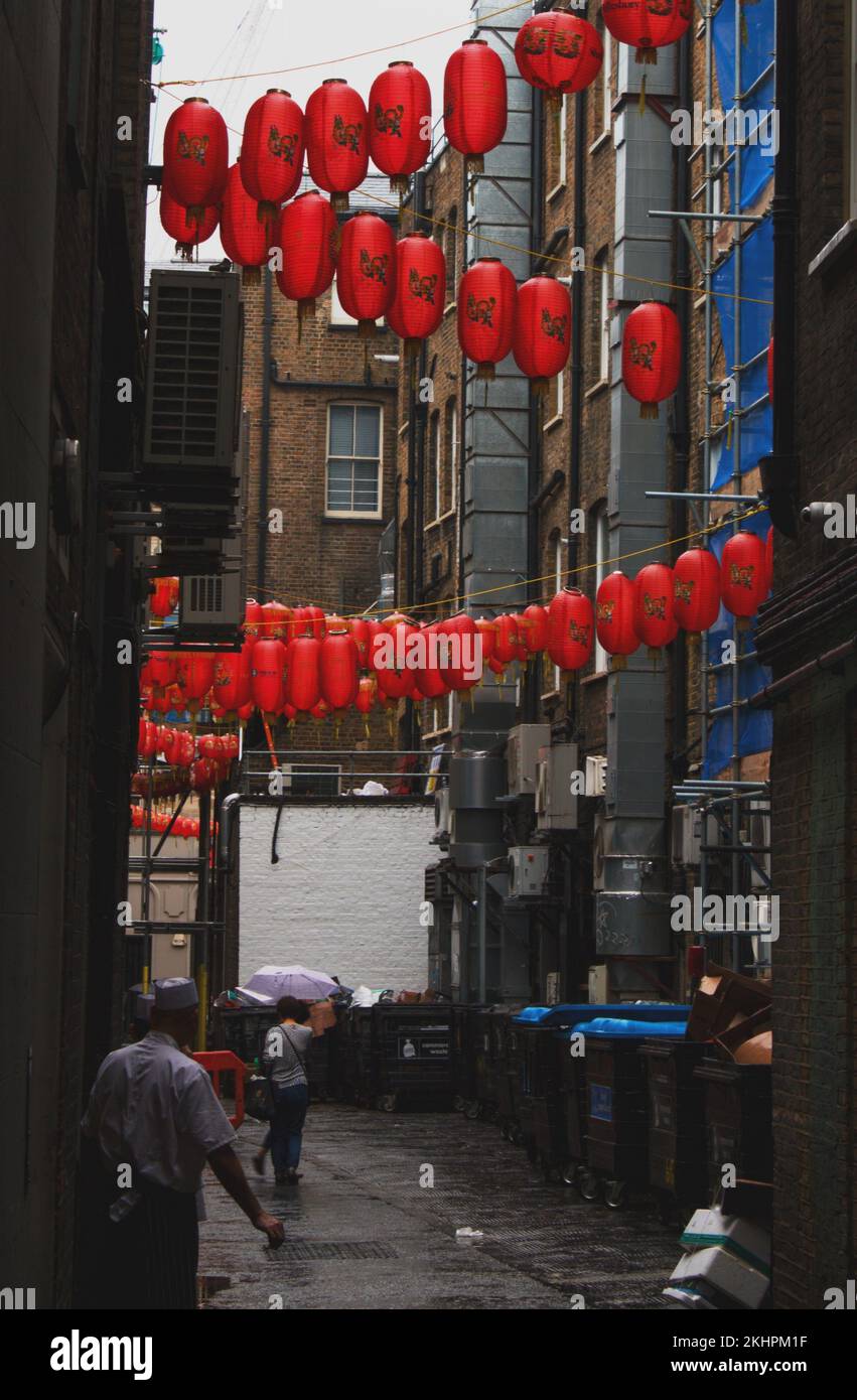 A traditional back alley in China Stock Photo - Alamy