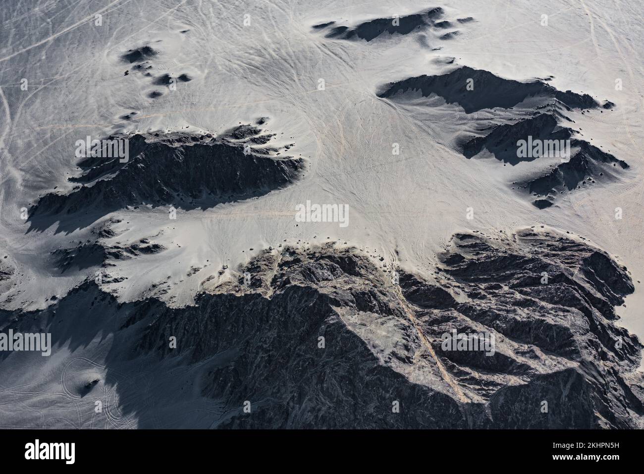 Aerial photos show the most moon-like place on earth—Heidu Mountain in ...