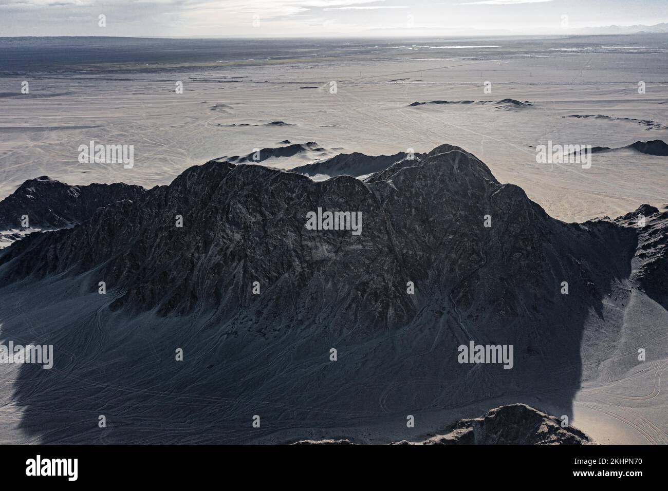 Aerial photos show the most moon-like place on earth—Heidu Mountain in ...