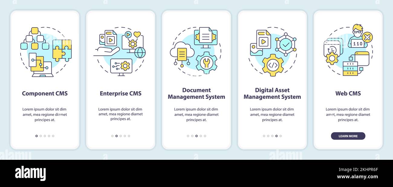 Content management systems text Stock Vector Images - Alamy