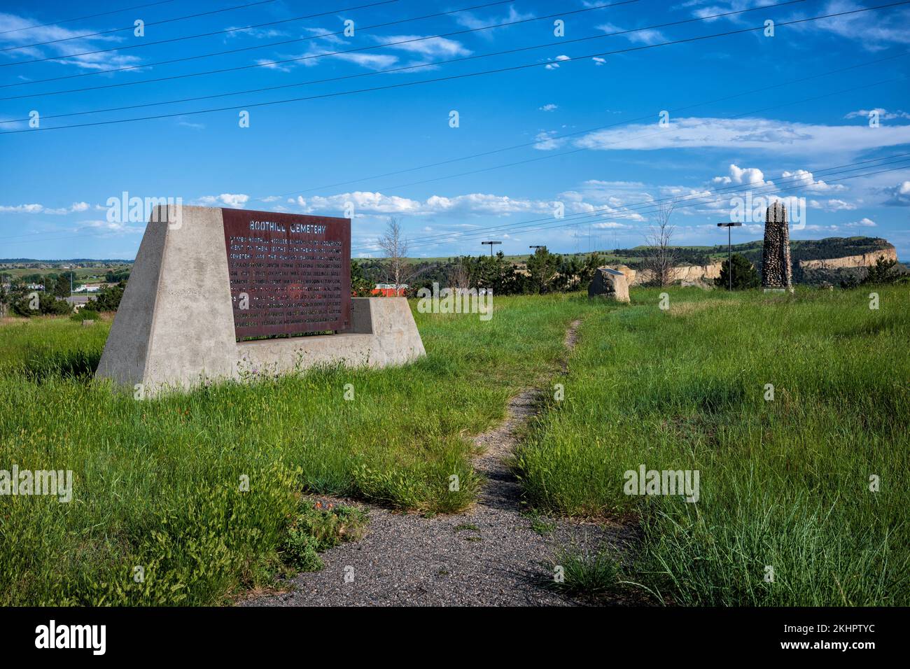 Billings, MT, USA - Jun 23, 2022: The historic Boothill Cemetery was ...