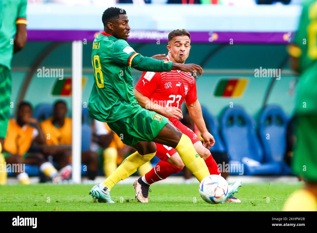 24.11.2022, Doha , football, FIFA World Cup 2022, Switzerland vs ...