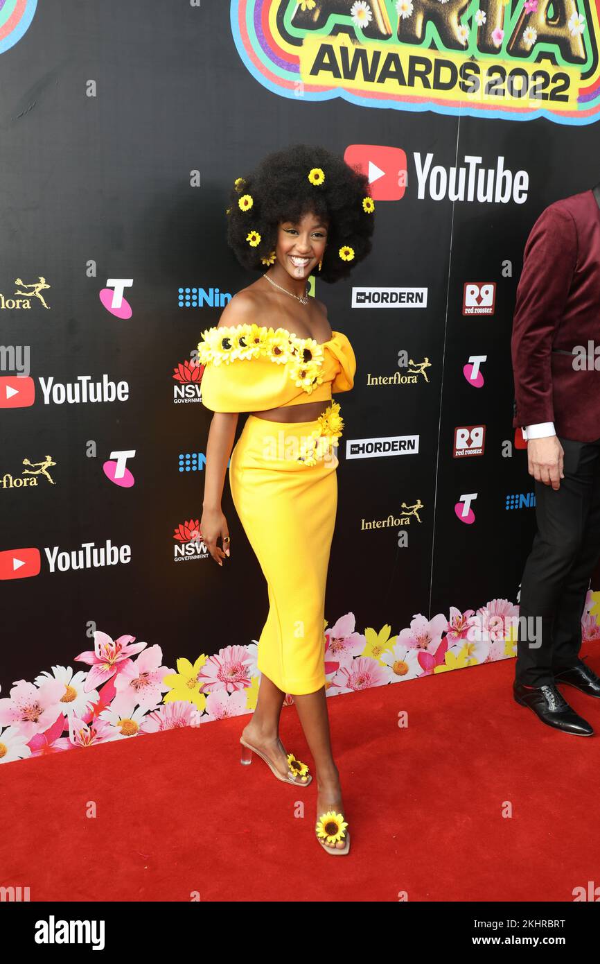 Sydney, Australia. 24th Nov, 2022. Tsehay Hawkins of The Wiggles ...