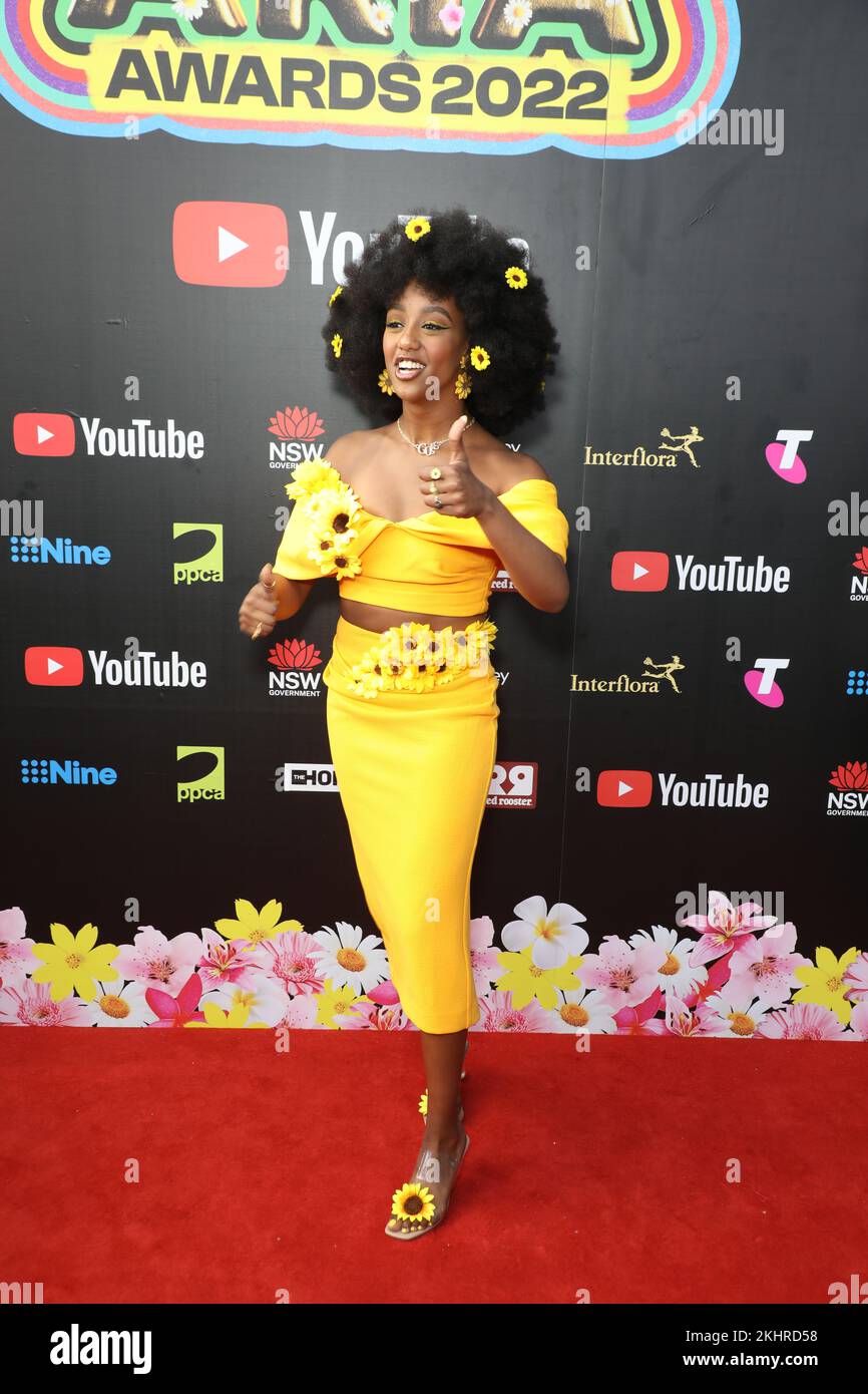 Sydney, Australia. 24th Nov, 2022. Tsehay Hawkins of The Wiggles ...