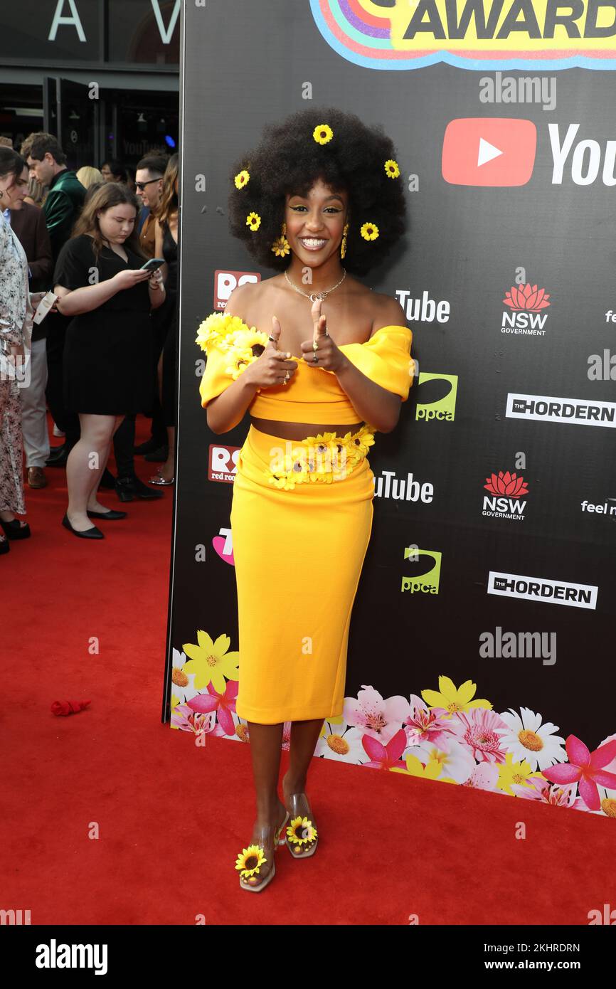 Sydney, Australia. 24th Nov, 2022. Tsehay Hawkins of The Wiggles ...