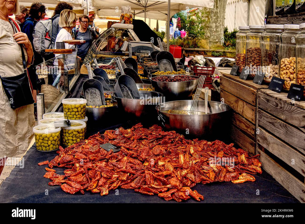 Beautiful french markets Stock Photo - Alamy