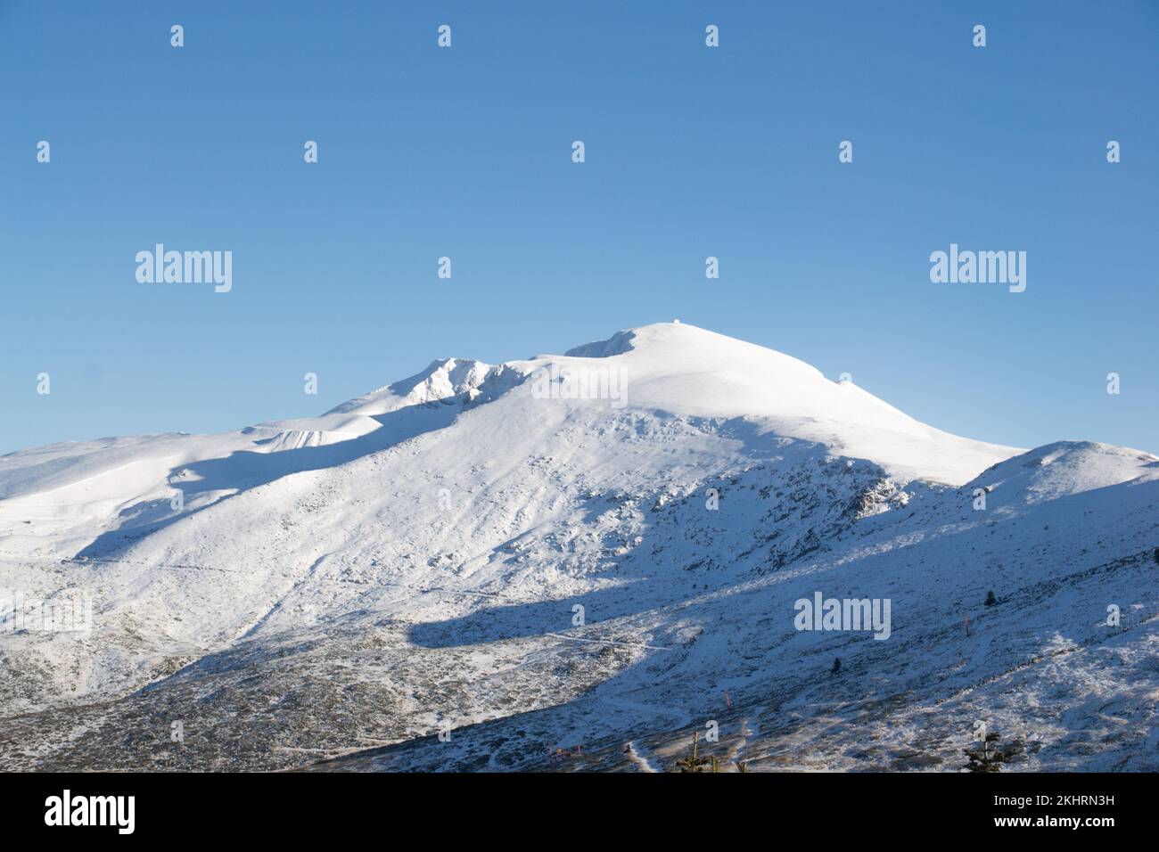 snowy mountain top, daylight, clear sky, cloudless sky, nature mountain ...