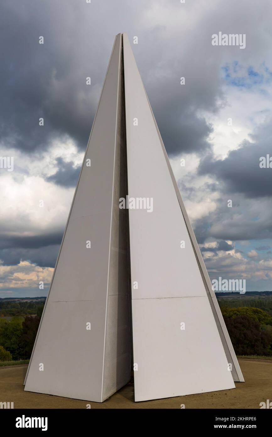 Light Pyramid in Campbell Park at Milton Keynes, Buckinghamshire, UK in ...