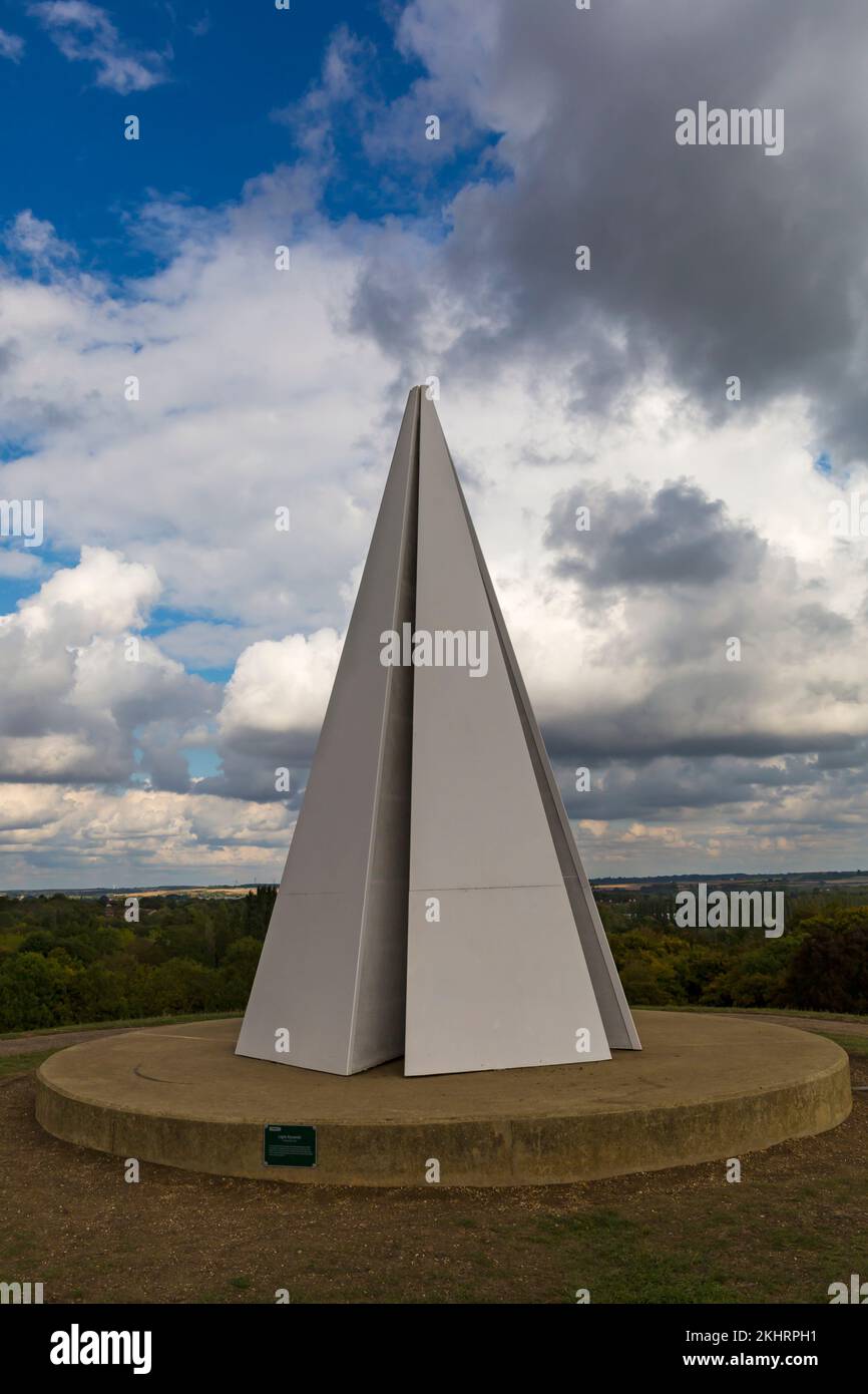 Light Pyramid in Campbell Park at Milton Keynes, Buckinghamshire, UK in ...