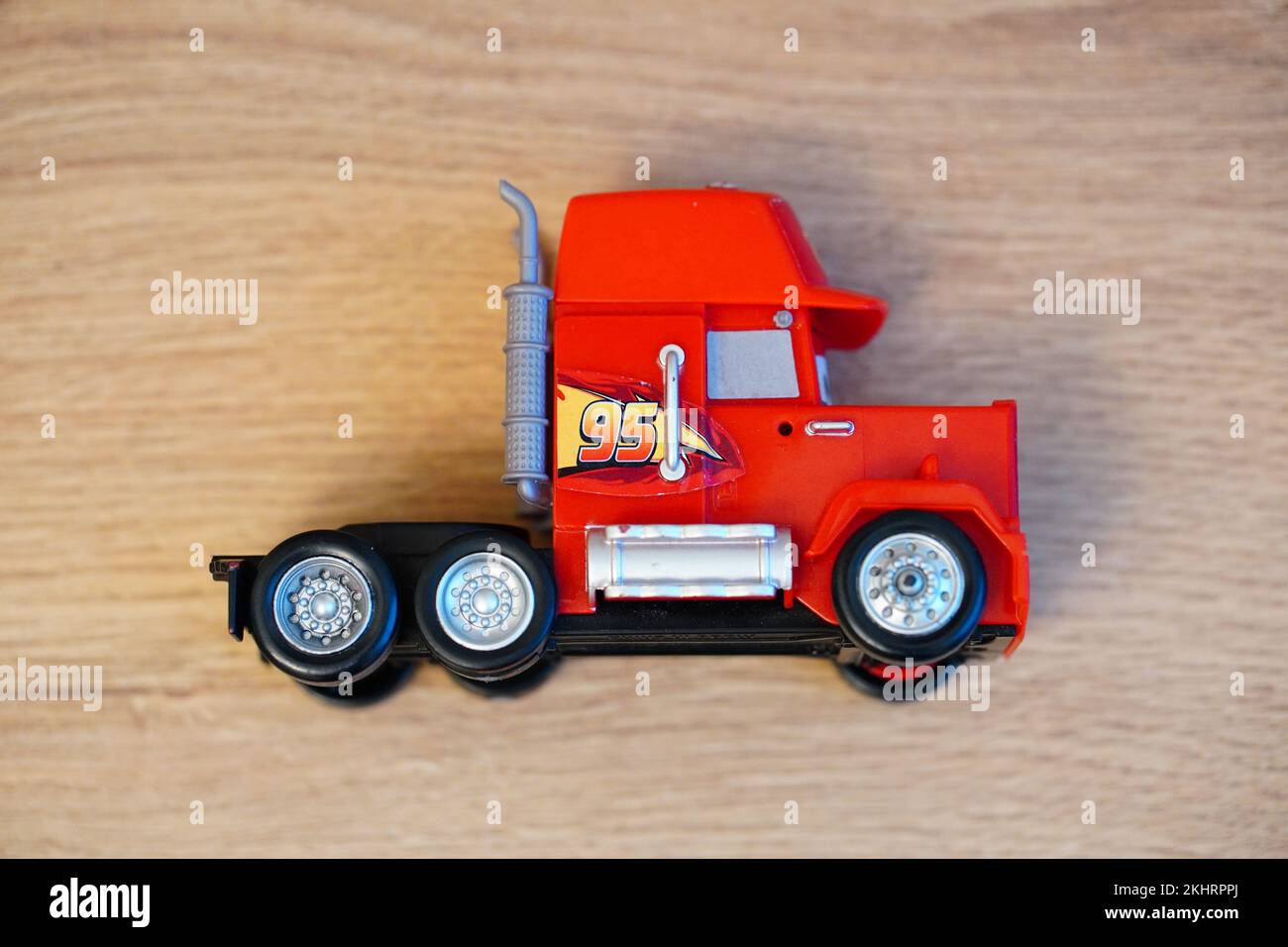 Cars Mack Trailer Side